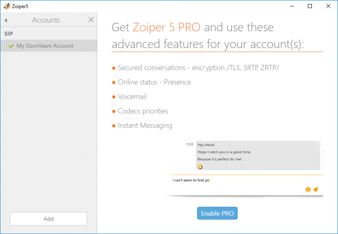 Install And Configure ZoiPer5 on Windows | DoorVaani Blog